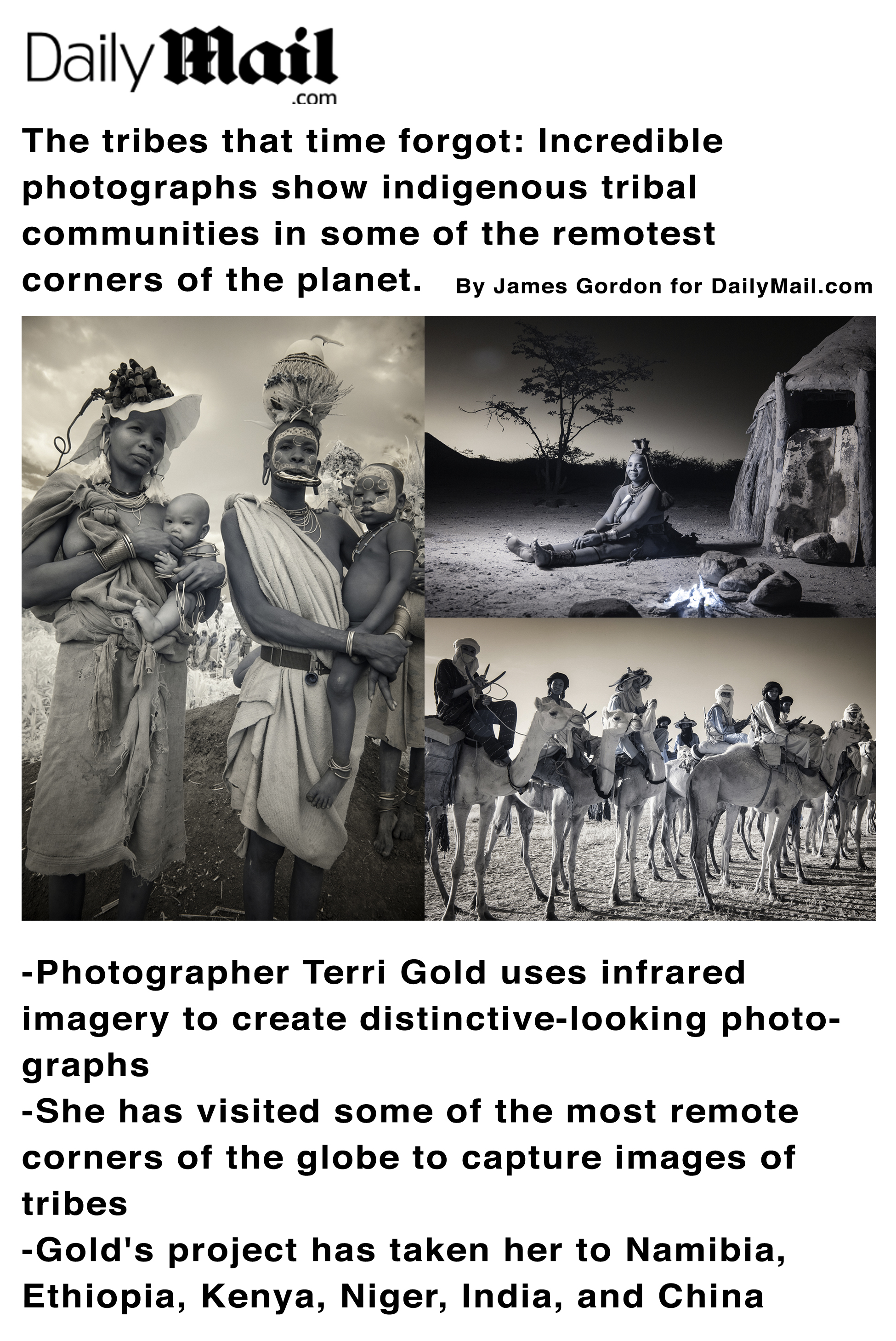 Terri Gold featured on DailyMail.com – Terri Gold World Imagery